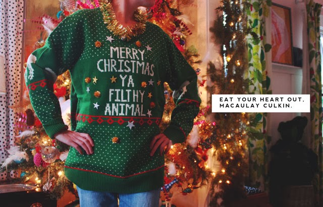 Sweater Weather. The Ugly Kind. - Aunt Peaches