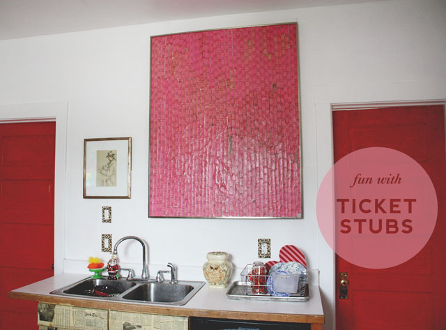 Big Pinky: Ticket Stub Art - Aunt Peaches